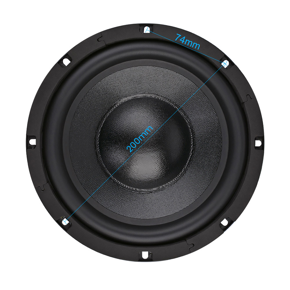 AIYIMA 1Pcs 8 Inch 150W Subwoofer Speaker 4/8 Ohm Hifi Speaker Audio Sound Loudspeaker DIY Car ...