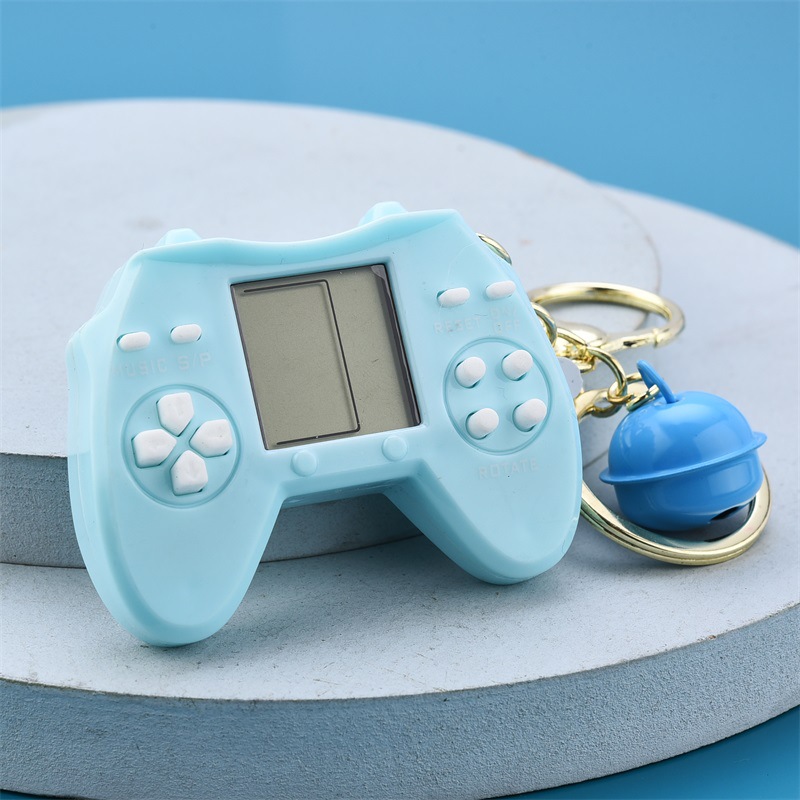New Mini Macaron Tetris Game Controller Style Keychain Kids Toys ...