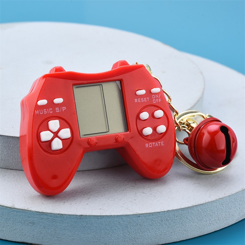New Mini Macaron Tetris Game Controller Style Keychain Kids Toys ...