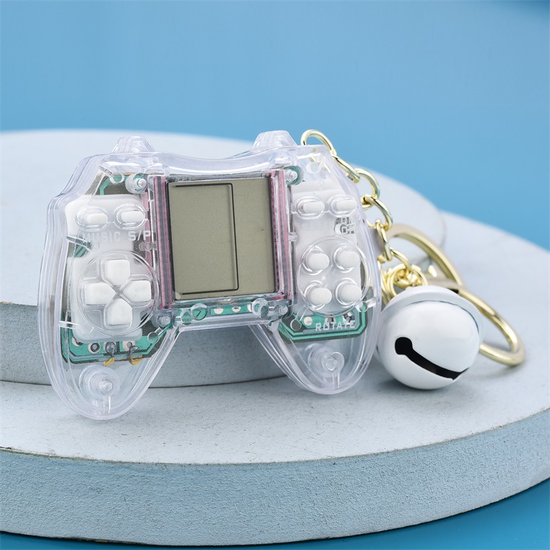 New Mini Macaron Tetris Game Controller Style Keychain Kids Toys ...