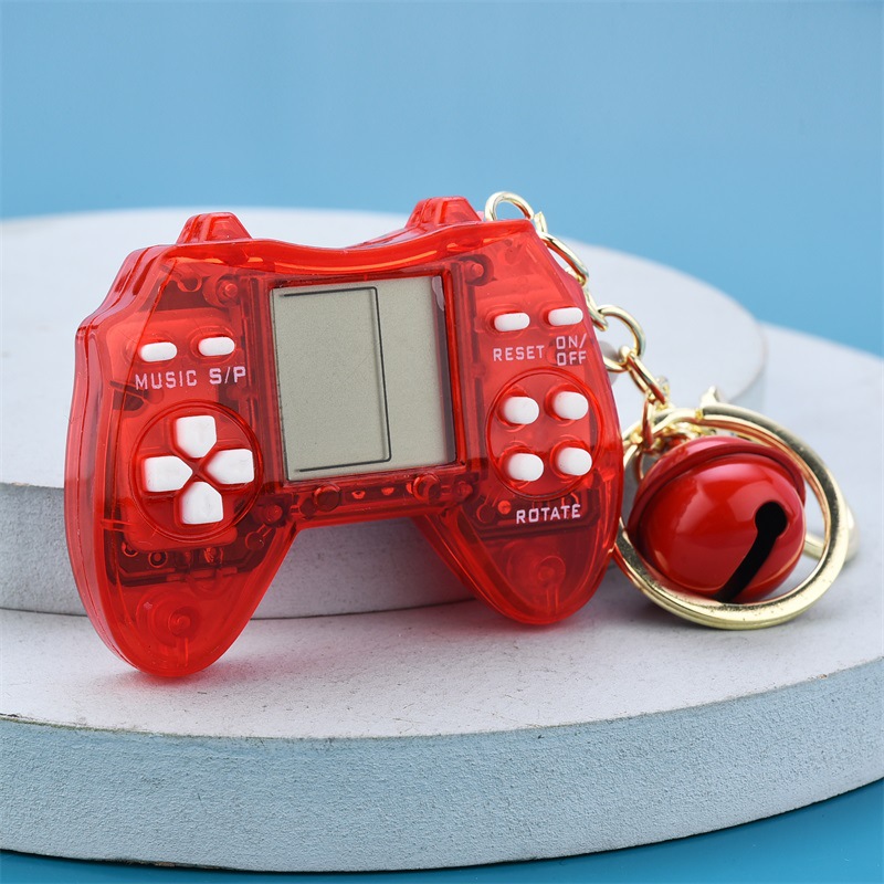New Mini Macaron Tetris Game Controller Style Keychain Kids Toys ...