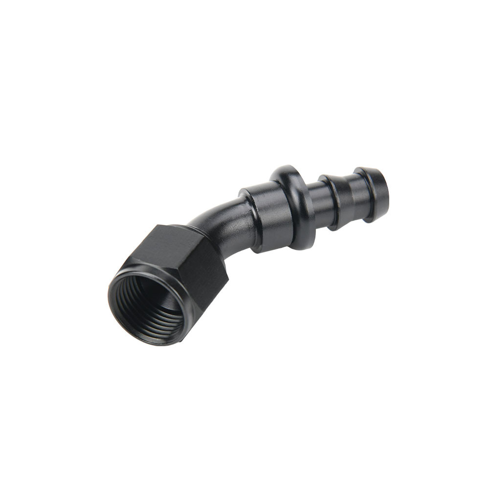 Push Lock Barb Type Hose End Fittings AN4 AN6 AN8 AN10 AN12 Straight 0 ...