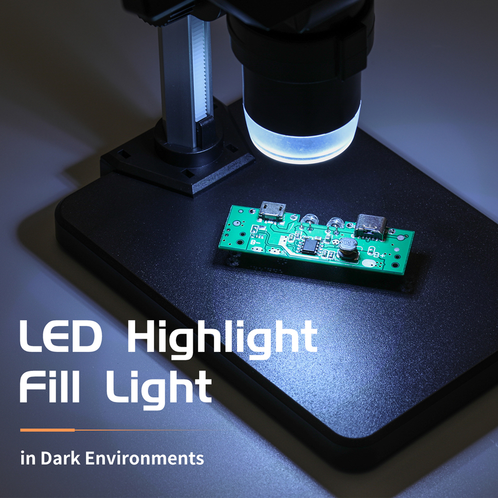 [COD]10MP Industrial Digital Microscope, 5.5" LCD Display1000x ...