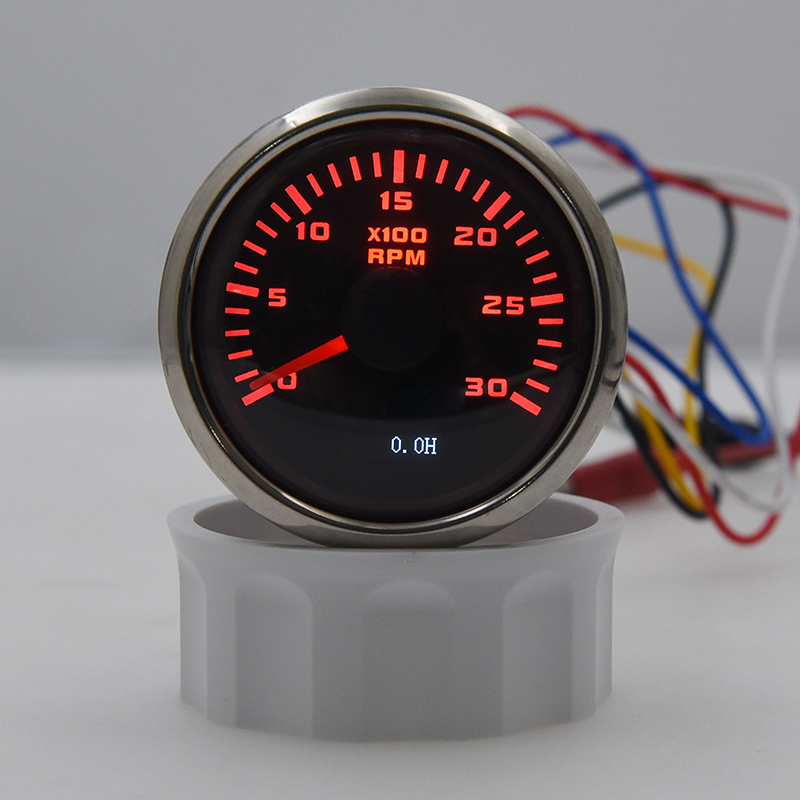 3000/4000/6000/8000RPM 52mm Electrical Tachometer Gauge For Diesel ...