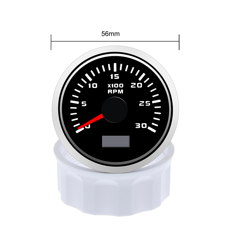 3000/4000/6000/8000RPM 52mm Electrical Tachometer Gauge For Diesel ...