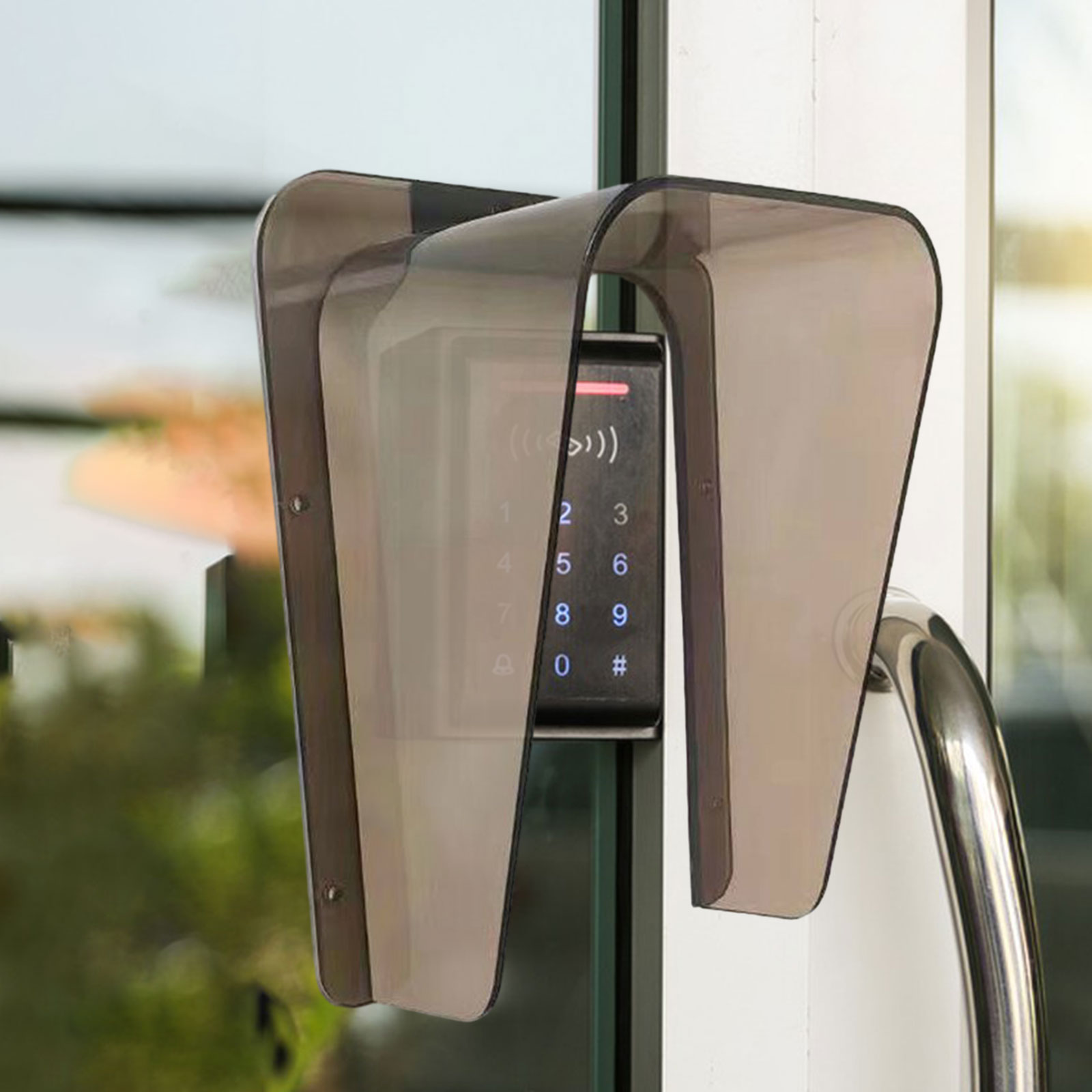 Rainproof Cover Access Control Keypad Waterproof Case Plastic Rain ...