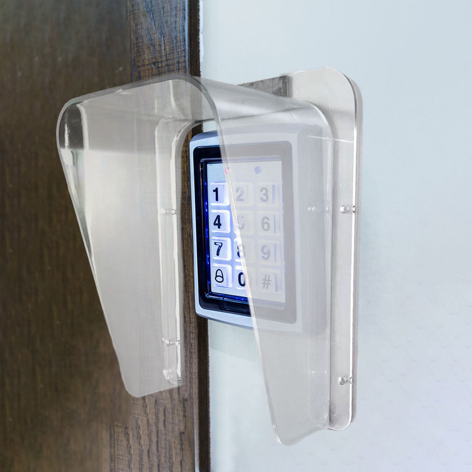 Rainproof Cover Access Control Keypad Waterproof Case Plastic Rain ...