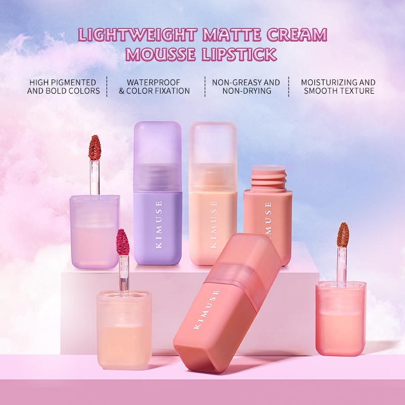 KIMUSE Lightweight Matte Velvet Lip Gloss Waterproof And Long-lasting ...