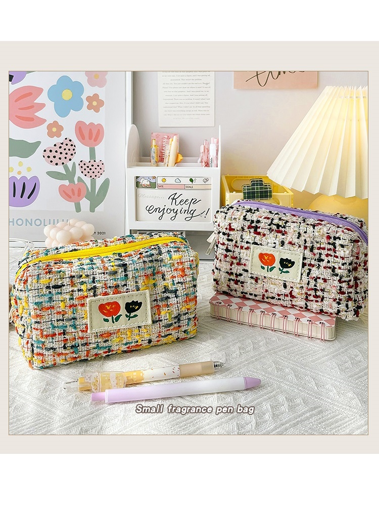 Penlab Small Fragrance Pencil Bag Pen Case Fabric Weaving Portable ...