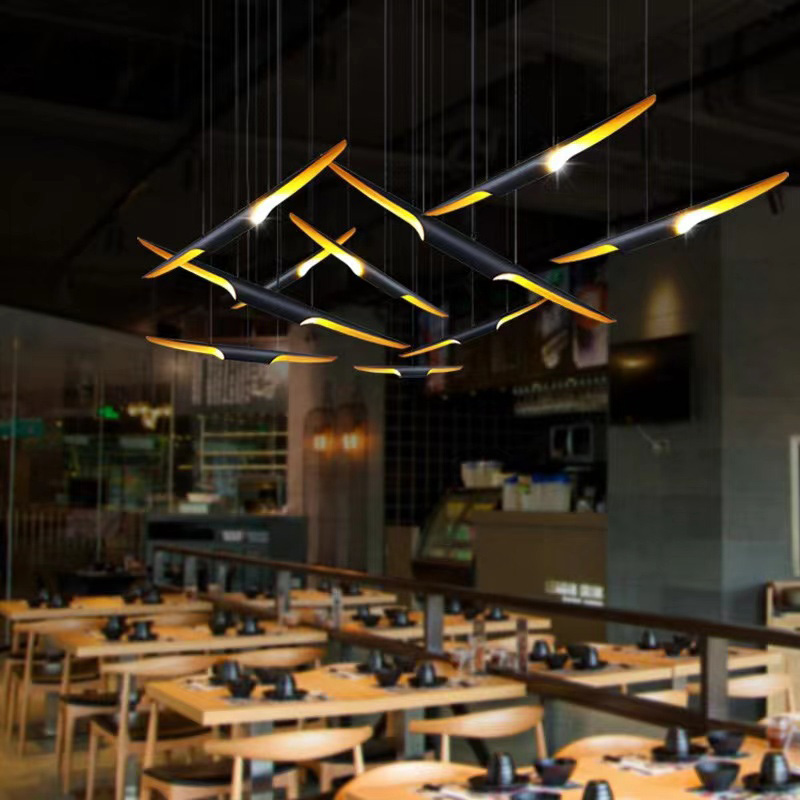 Retro Dining Room Decorative Chandelier Minimalist Bar Counter Ceiling ...