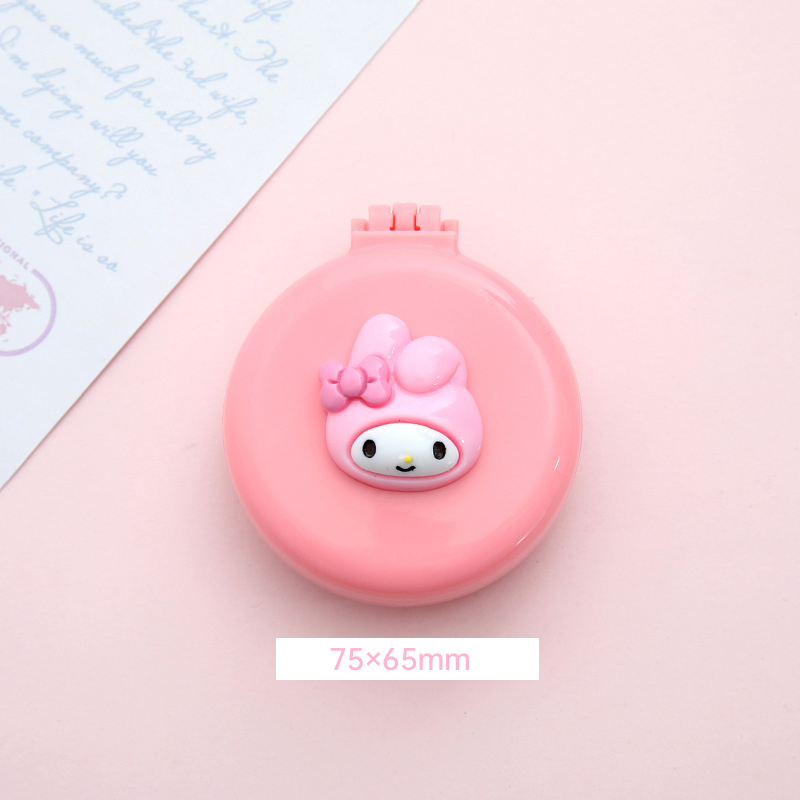 Folding Comb Airbag Massage Hair Brush With Mirror Anti-static Comb OW ...