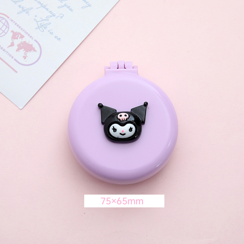 Folding Comb Airbag Massage Hair Brush With Mirror Anti-static Comb OW ...