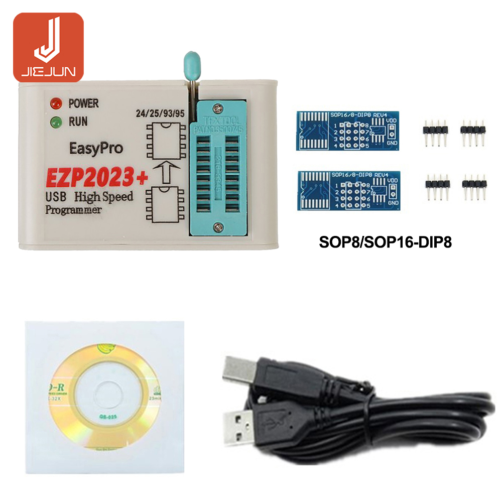 ezp2023+ EZP2023 High-Speed USB SPI Programmer+12 Adapters Support 24 25 26 93 95 EEPROM 25 ...