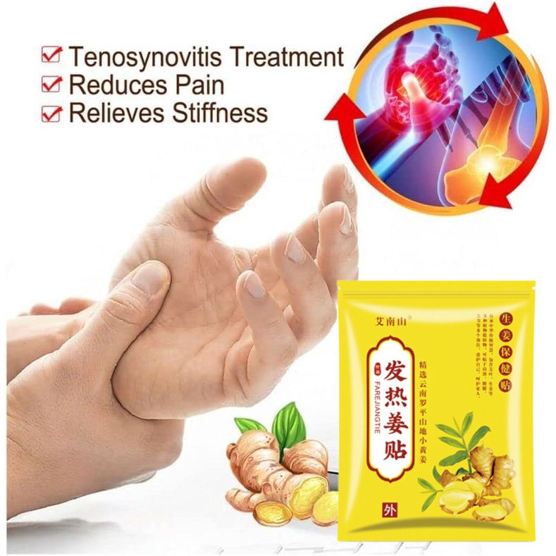 [BUY 1 TAKE 1]Herbal Ginger Patch 100pcs Lymphatic Detox Ginger Patches ...