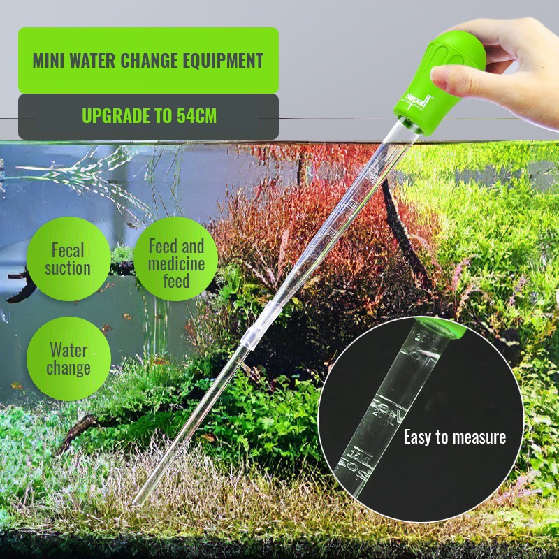 Yee Fish Tank Siphon Pump SuckerFish Poop Sucking MagicTurtle Mini ...