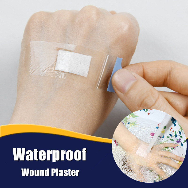 120Pcs/Box Waterproof bandage transparent patch adhesive home Emergency ...