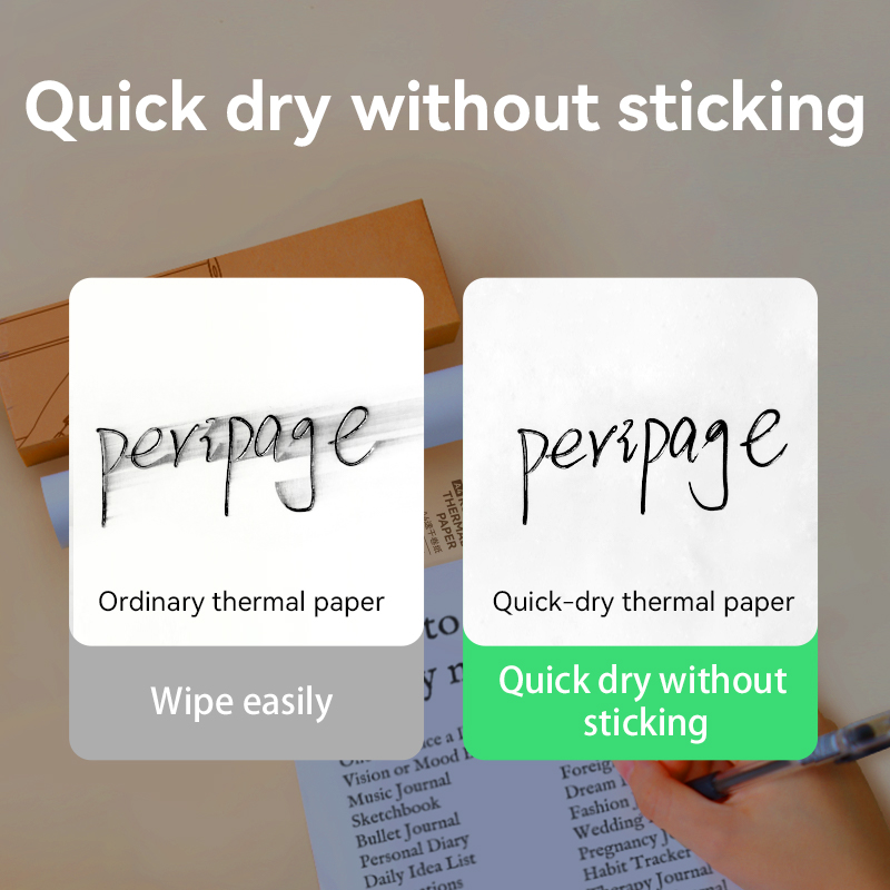 A4 Thermal PDF Paper for A40 Printer Quick Dry Keep Long Time 10 Years ...