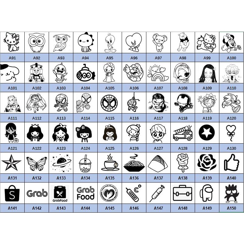 Name stamp customized/Cop Nama/ Nurse stamp/ Customize School Name ...