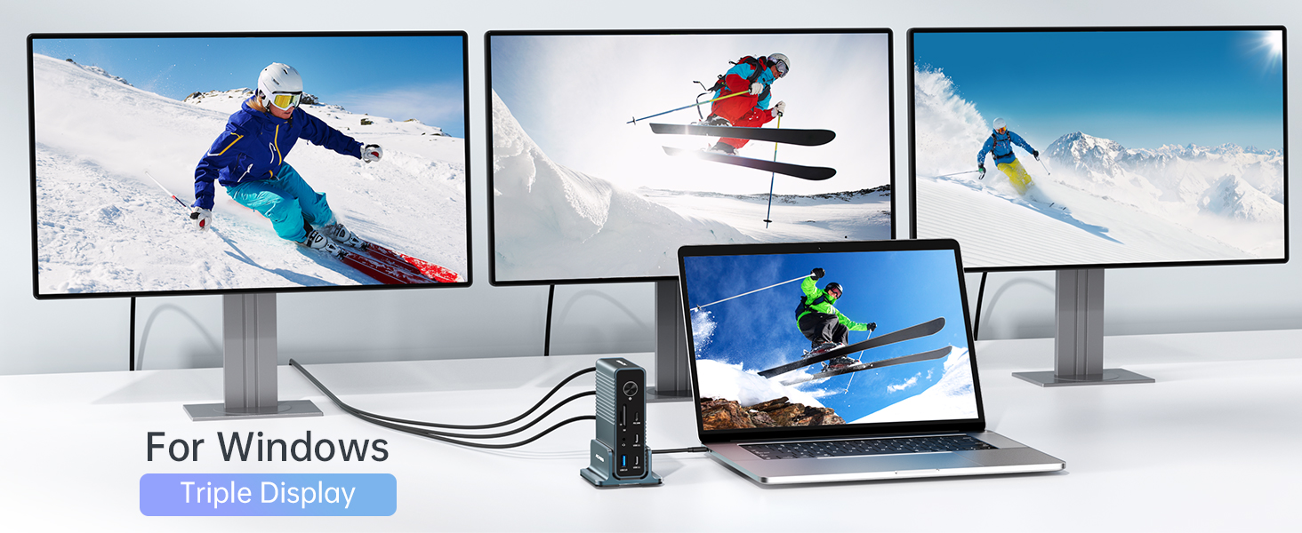 ACASIS USB-C Desktop Docking Station(15-in-1)Docking Station Hub For ...