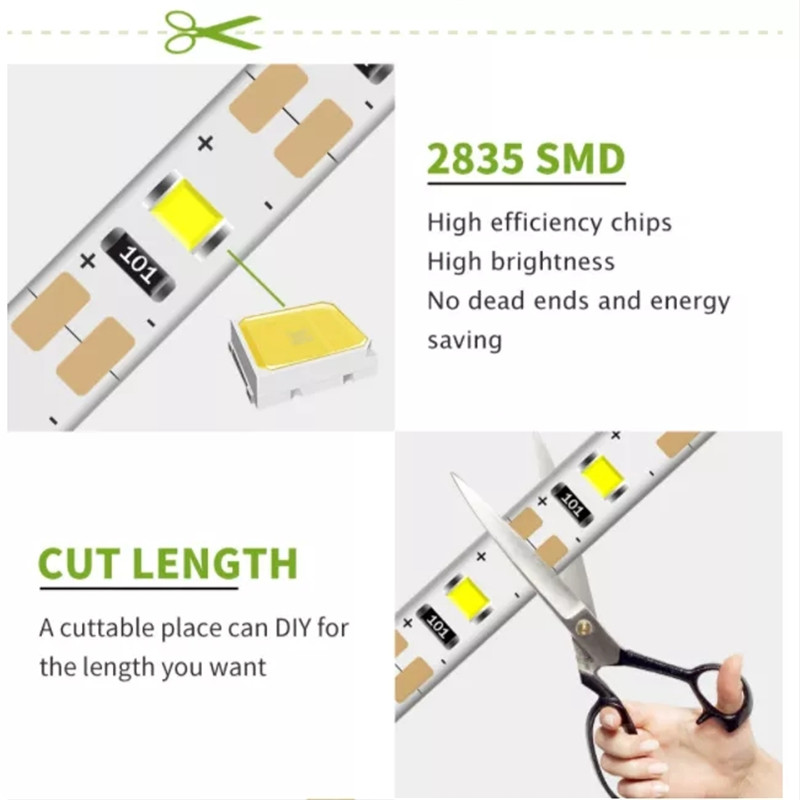 5V USB LED Strip Light Flexible 2835 SMD Backlight LED Strips for ...