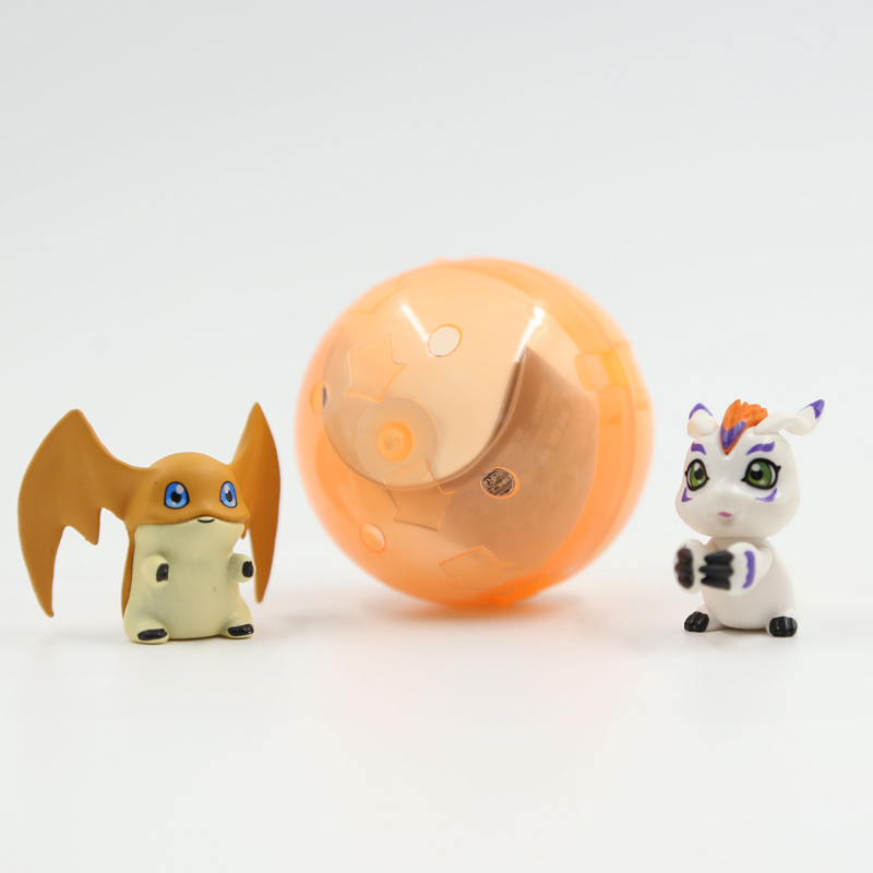 8Pcs/Set 5cm Anime Digimon Adventure Figure Agumon Gabumon Tailmon ...