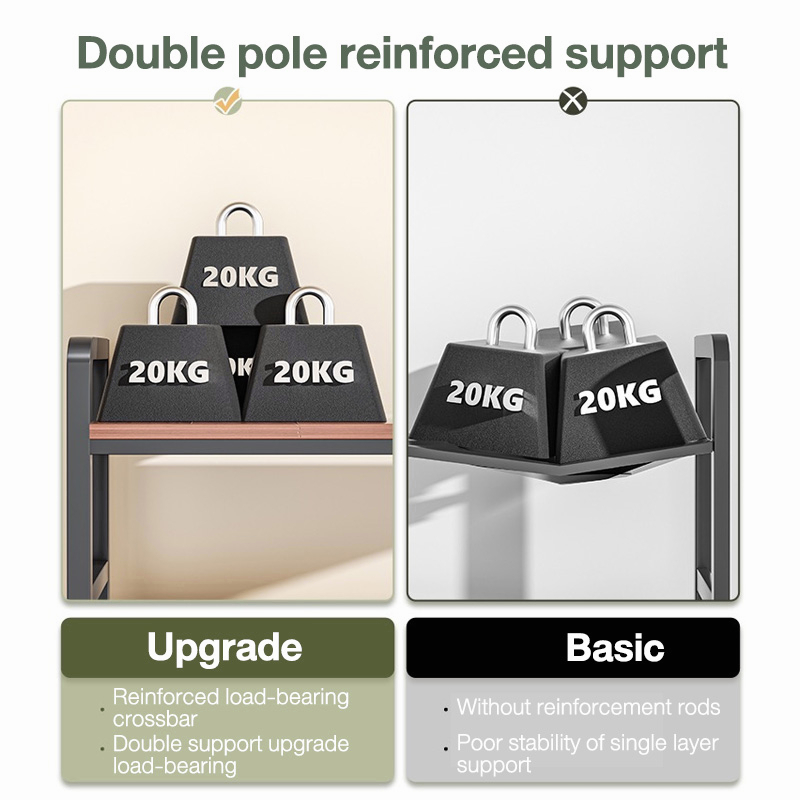 Desktop Organizer Tabletop Rack Bookshelf Bookcase Computer Desk ...