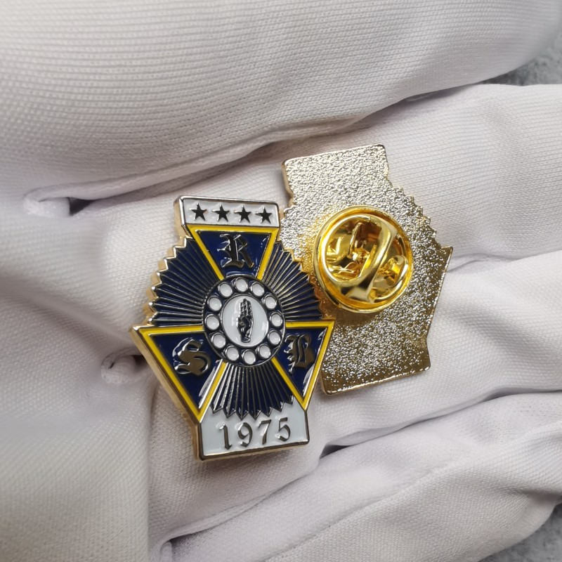 SRB Collar Pin Brooch Pin Size 1 Inch | Shopee Philippines