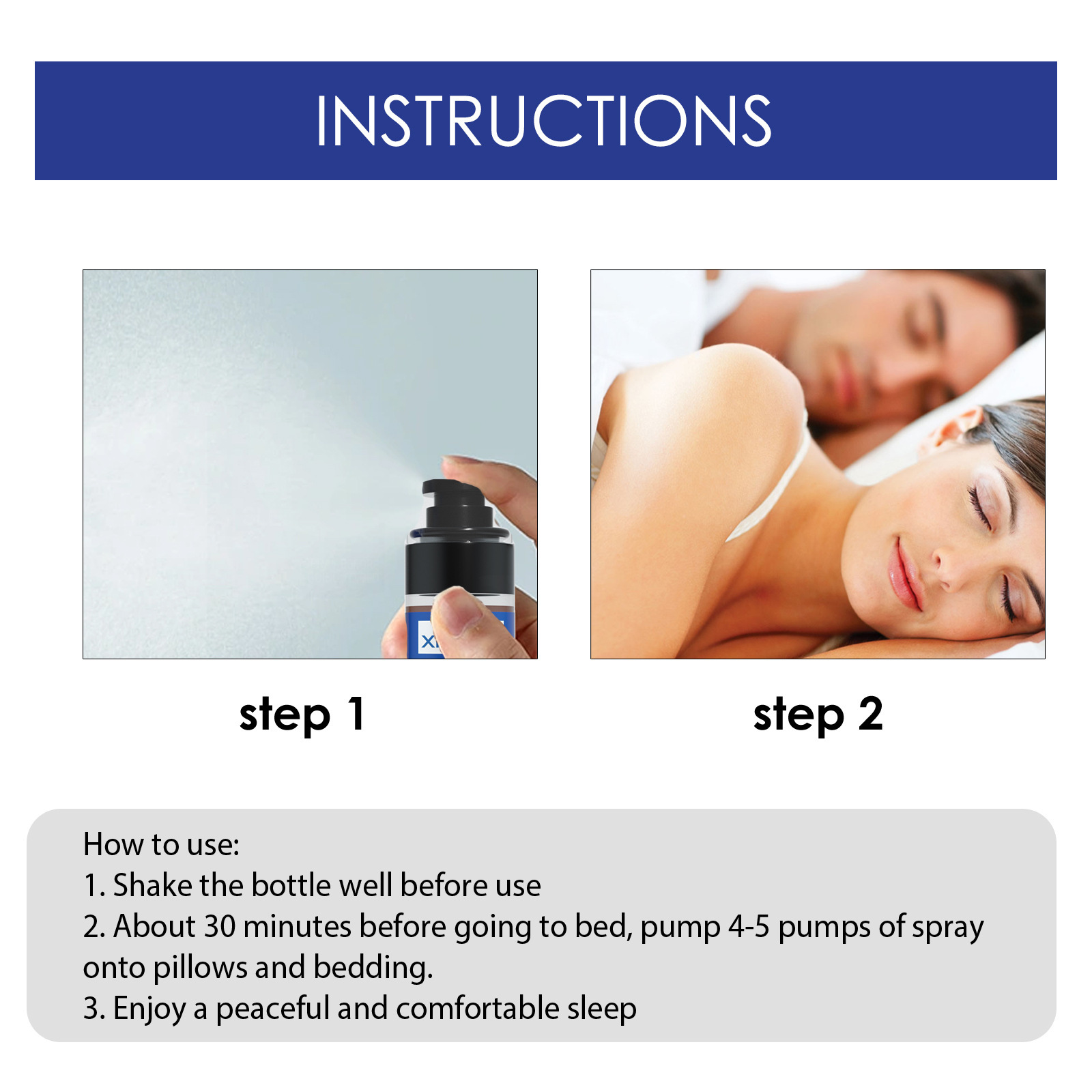 Ximonth Sleep Spray Sleep Mist Oud Agarwood Sleep Spray Soothing Deep ...