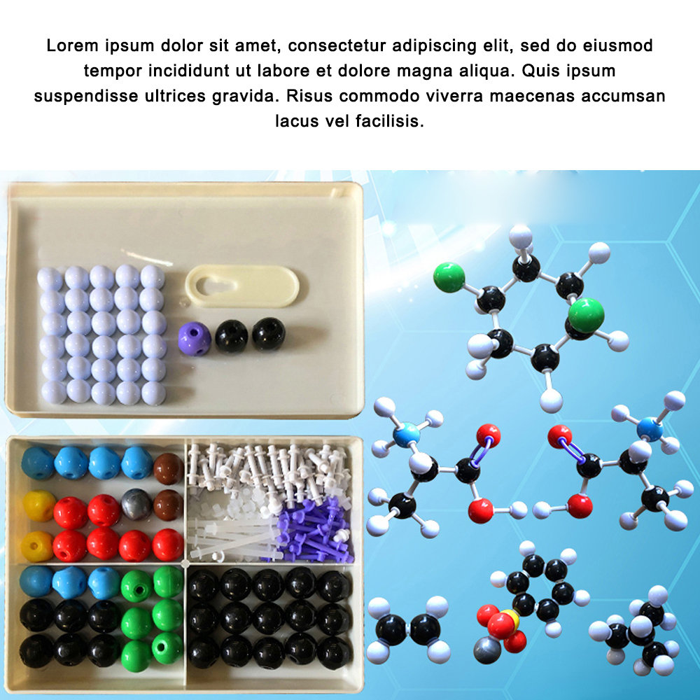 [Lowest&Ready] KKmoon Chemistry Molecular Model Teach Kit Organic and ...