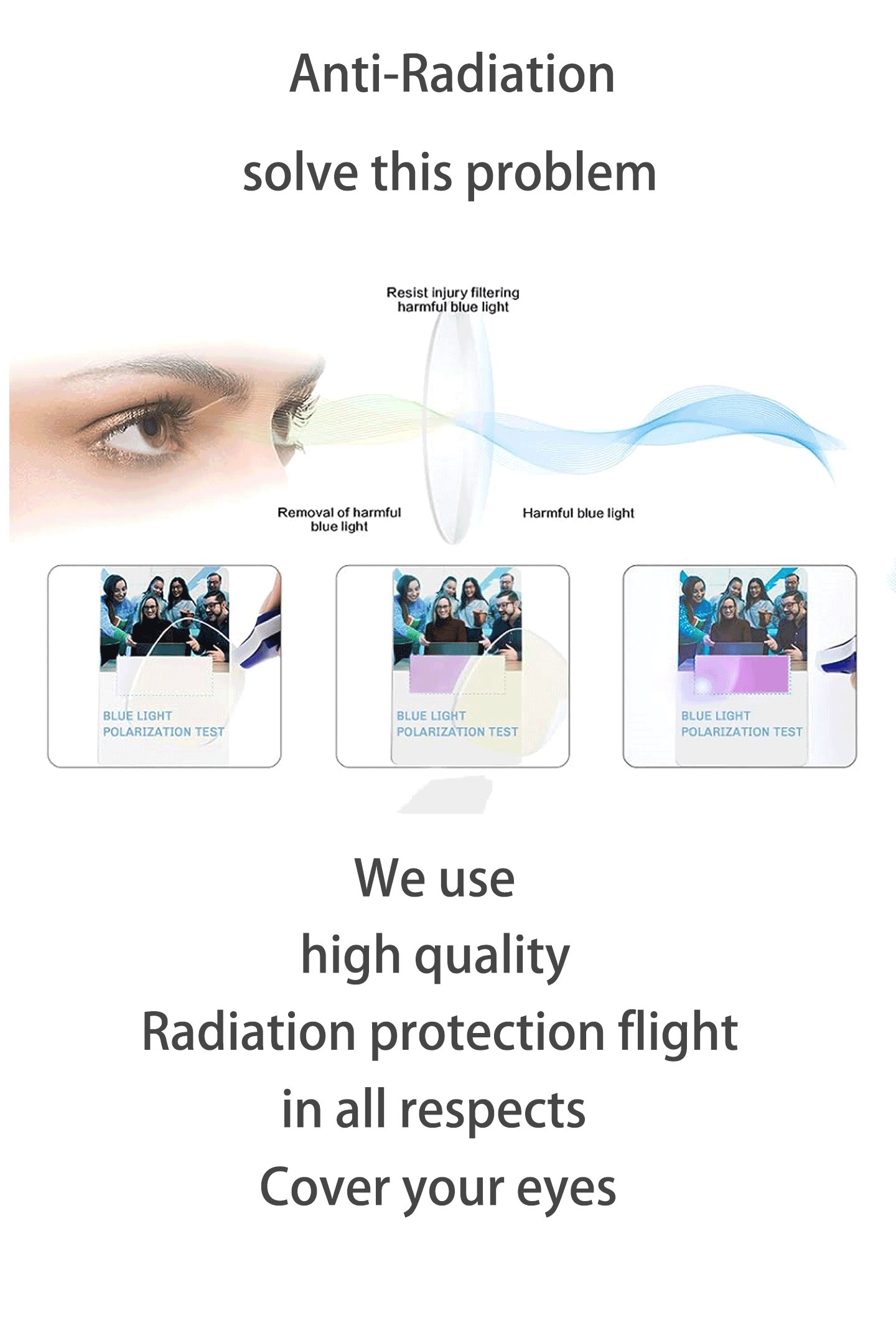 Photochromic Anti Radiation Graded Eyeglasses For Women Men Shades For ...