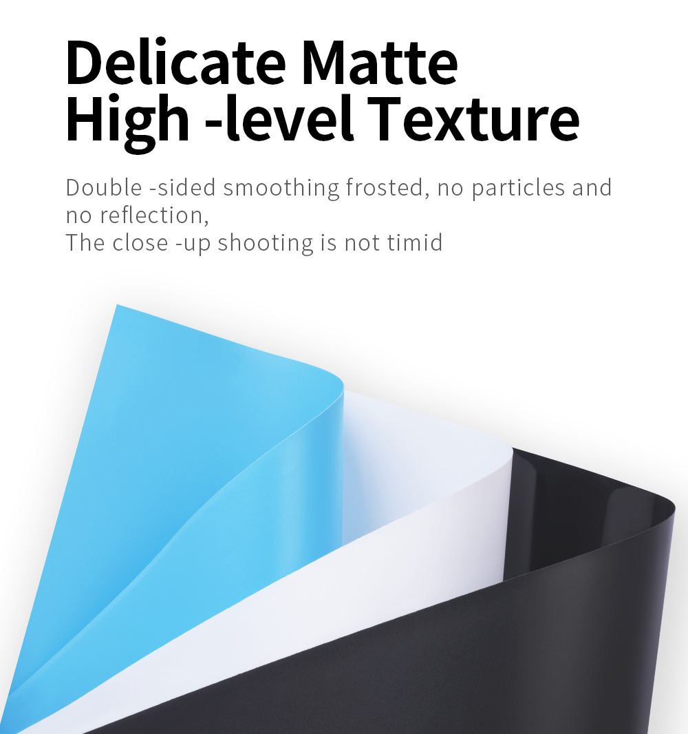 Selens Photography Backdrop PVC Photo Background Matte Antiwrinkle Dual Sided Photobooth for ...