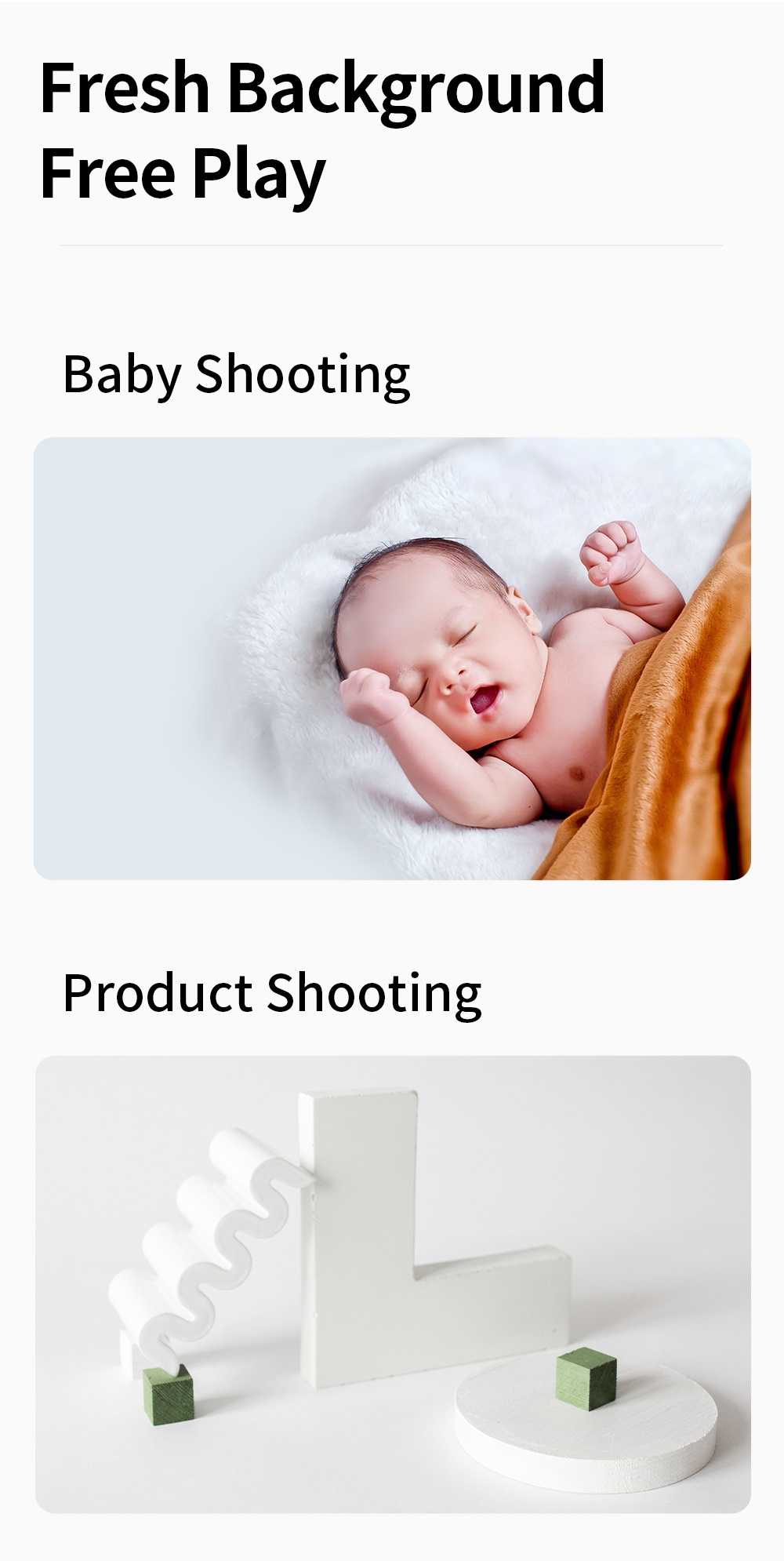 Selens Photography Backdrop PVC Photo Background Matte Antiwrinkle Dual Sided Photobooth for ...