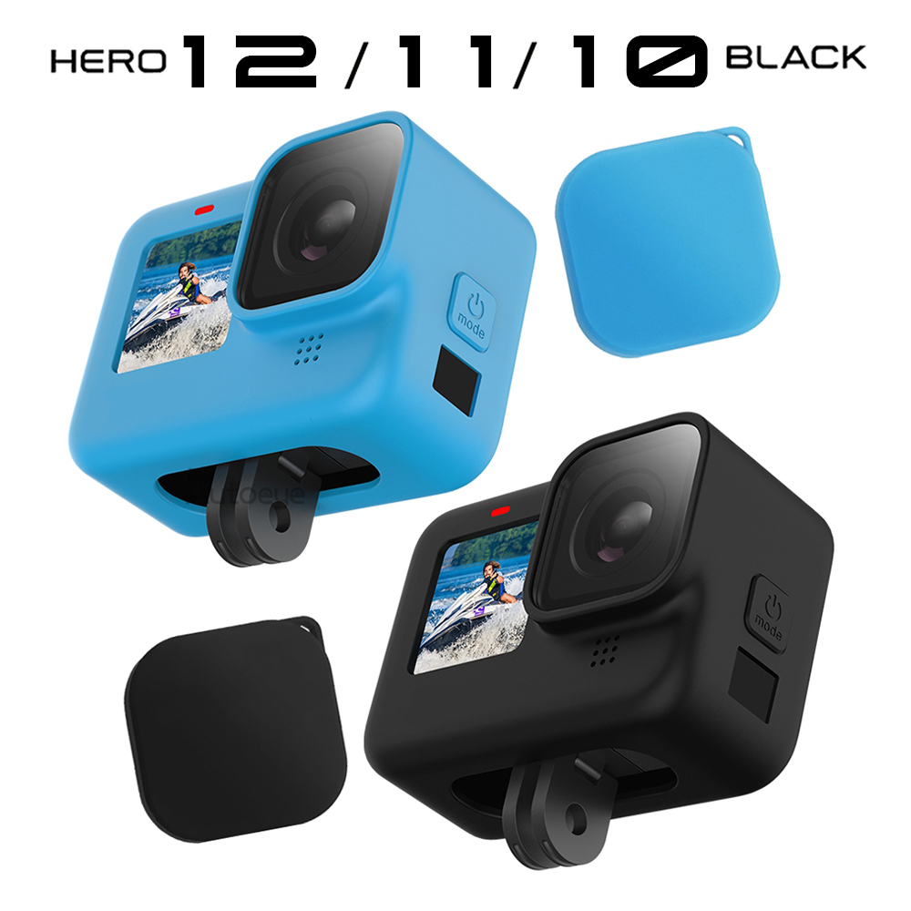 Silicon Protective Cover for GoPro Hero 12 11 10 9 Black Sleeve Housing ...