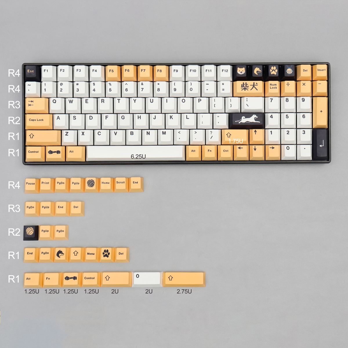 GMK keycaps 130 Key Cherry Profile Ball Cap Keycaps Personalized GMK ...