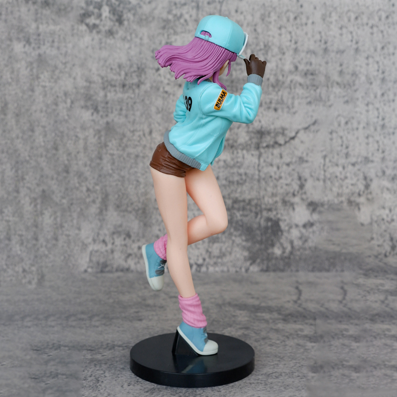 26cm Dragon Ball Z Bulma Anime Figure Casual Wear Hat Bulma Action ...