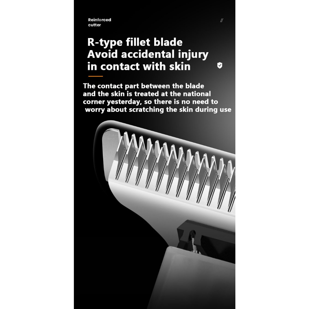 Kemei KM-658 Hair clipper Cord or Cordless Use Hair Trimmers for Men LED LCD Digital Barber ...