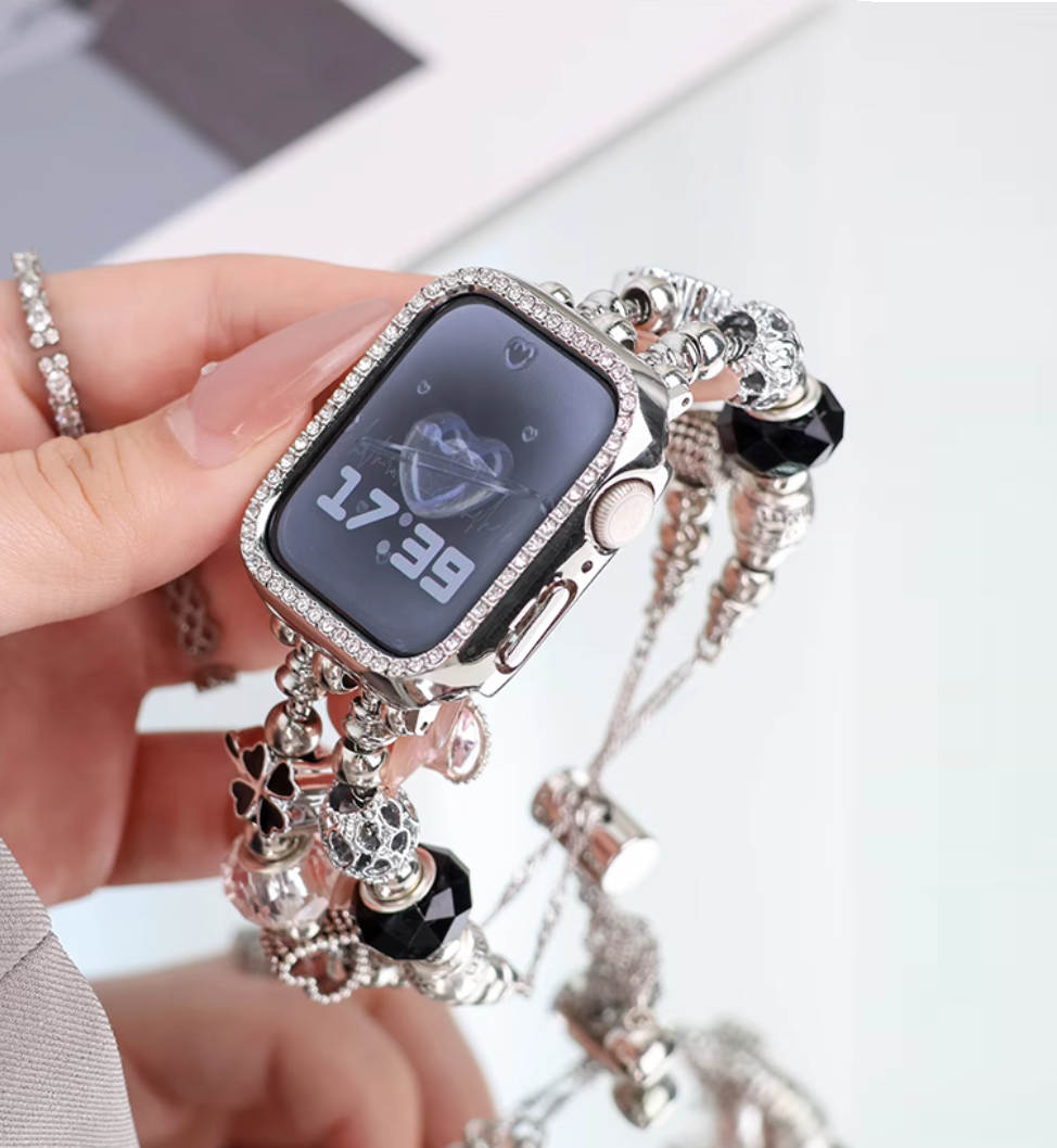 Luxury Jewelry DIY Gem Agate Pandora Style Manual Band For Watch Strap ...