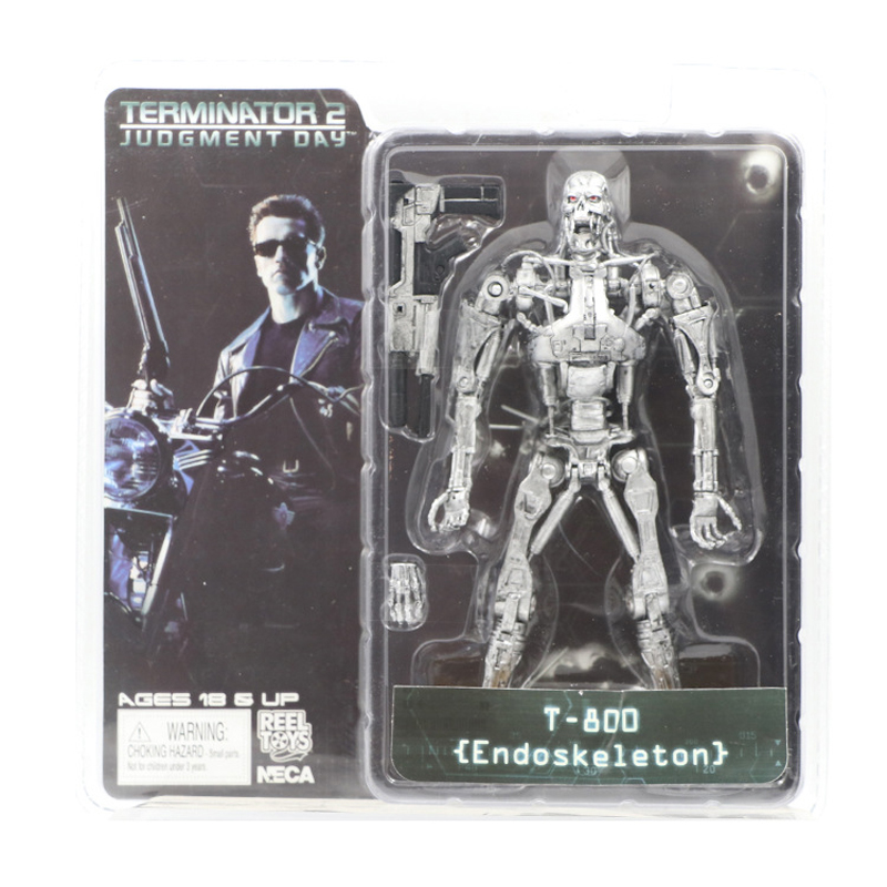18cm NECA Terminator 2: Judgment Day T-800 Arnold Schwarzenegger Human ...