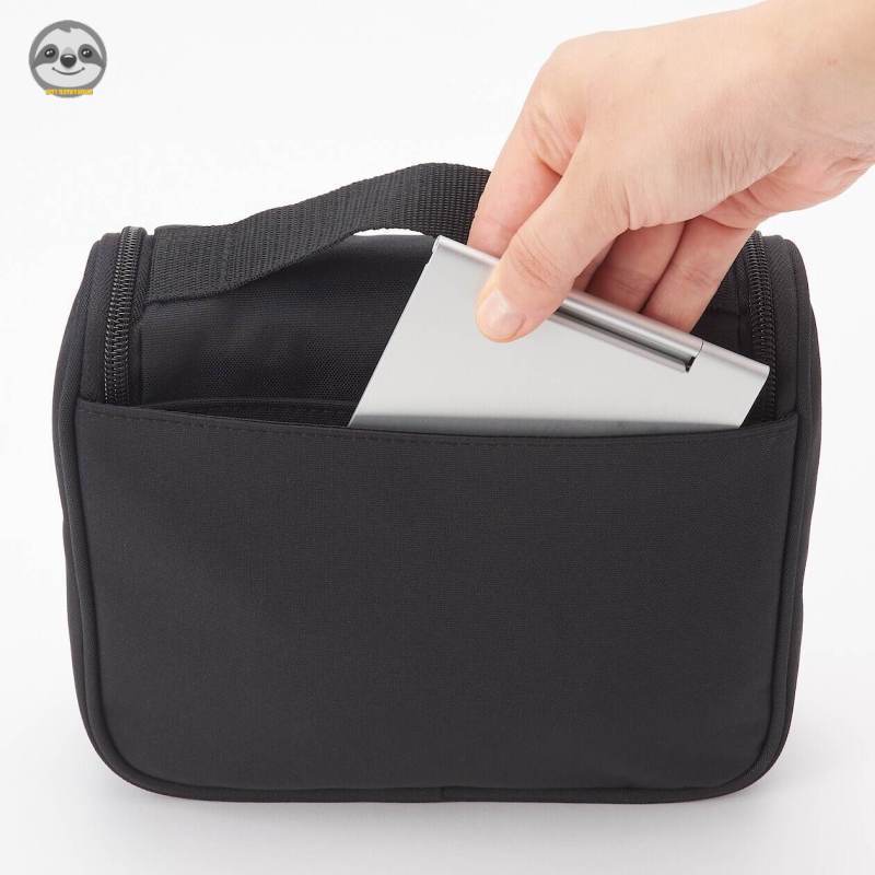 [Ready Stock] Japanese Muji Style/Simple Clamshell Toiletry Bag/24H ...