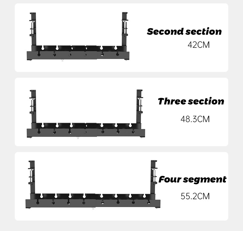 Under Table Storage Wire Organizer Storage Under table Storage Rack No ...