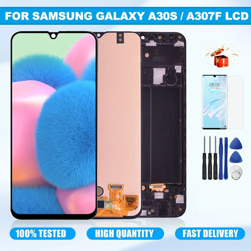 LCD Display For Samsung Galaxy A30s A307 SM-A307F A307G Touch Screen ...