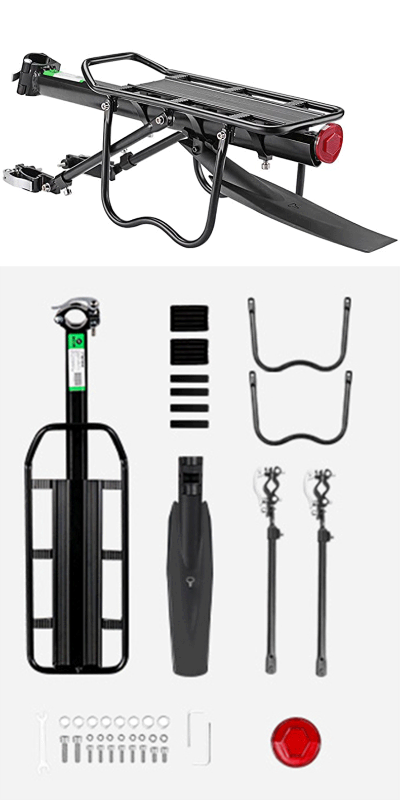 ROCKBROS Bike Rack Quick Release Bicycle Cargo Rack Rear Bike Pannier ...