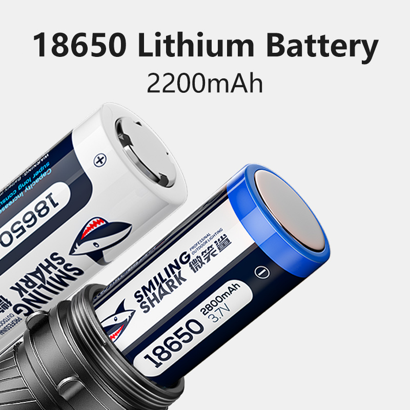 Smiling Shark SD7115 Rechargeable Flashlight Led XPE Super Bright Torch ...