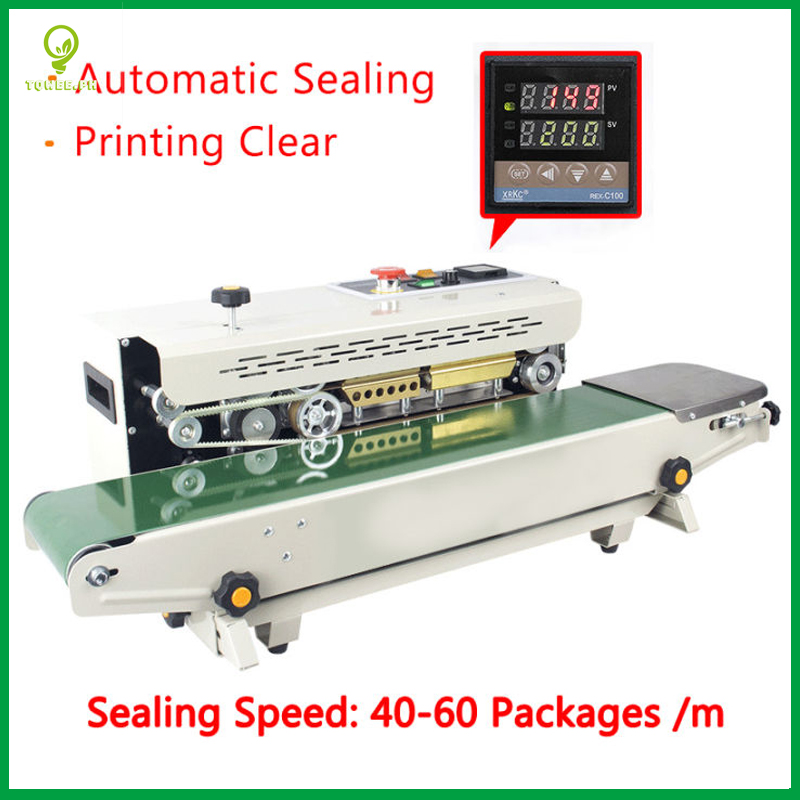 New FR-880 Automatic Sealing Machine Plastic Bag Sealing Machine Seal ...