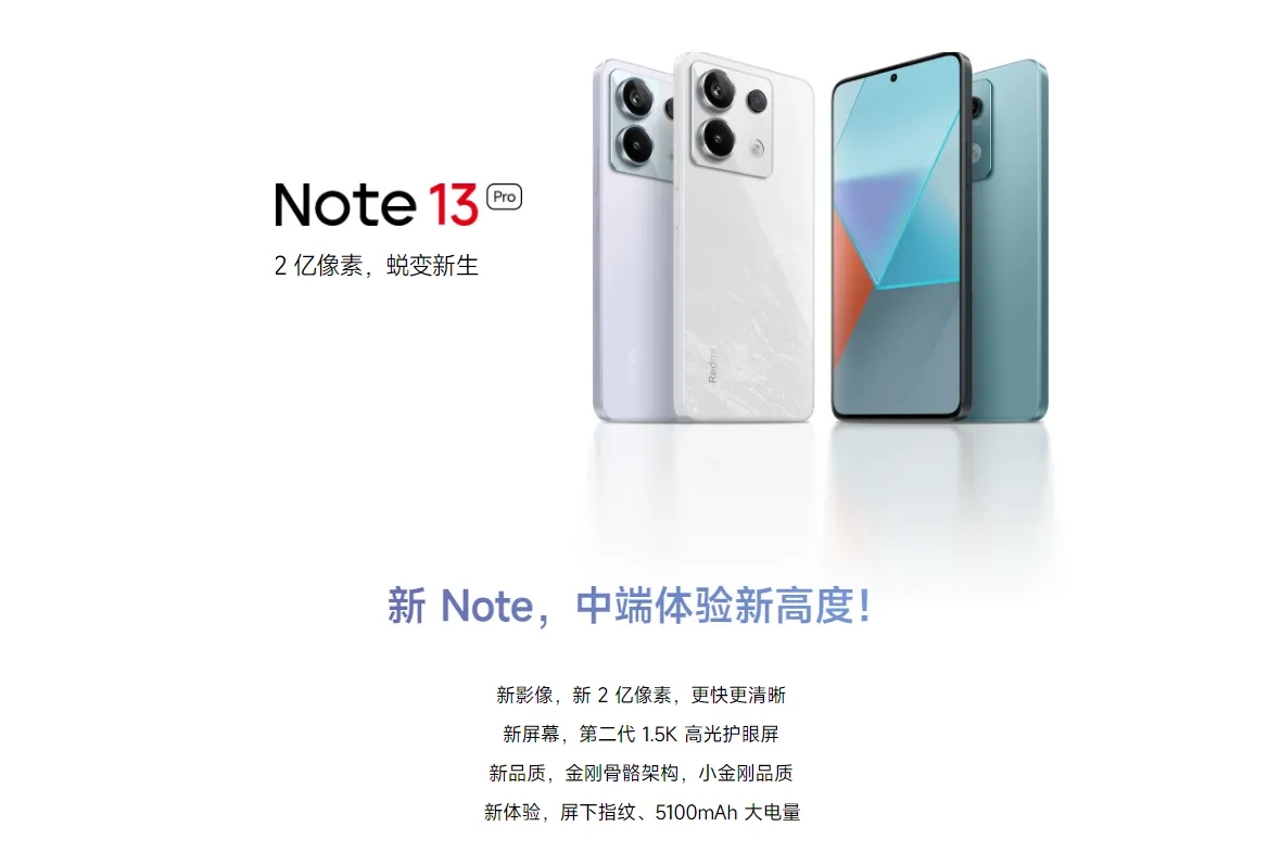 Xiaomi Redmi Note 13 Pro 5G Mobilephone 8G 12G RAM 128G 256G 512G ROM ...