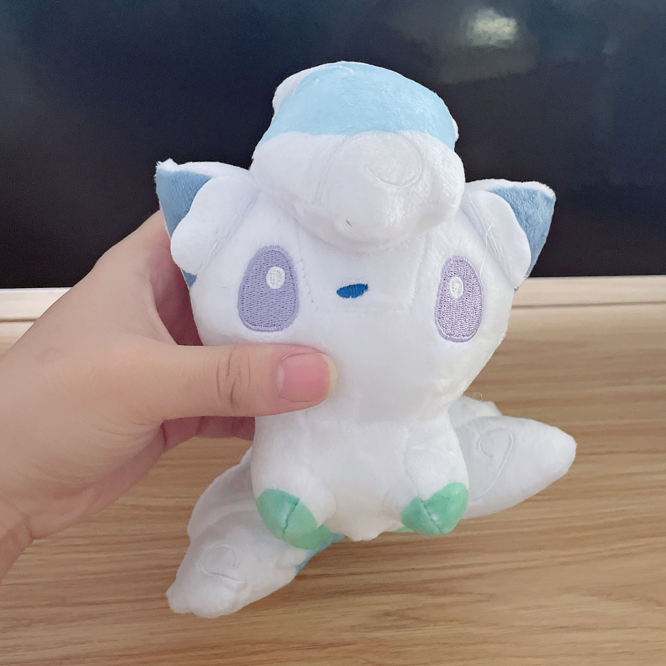 17cm Alola Ice Vulpix Plush Doll Pokemon Stuffed Toy Kawaii White Fox ...