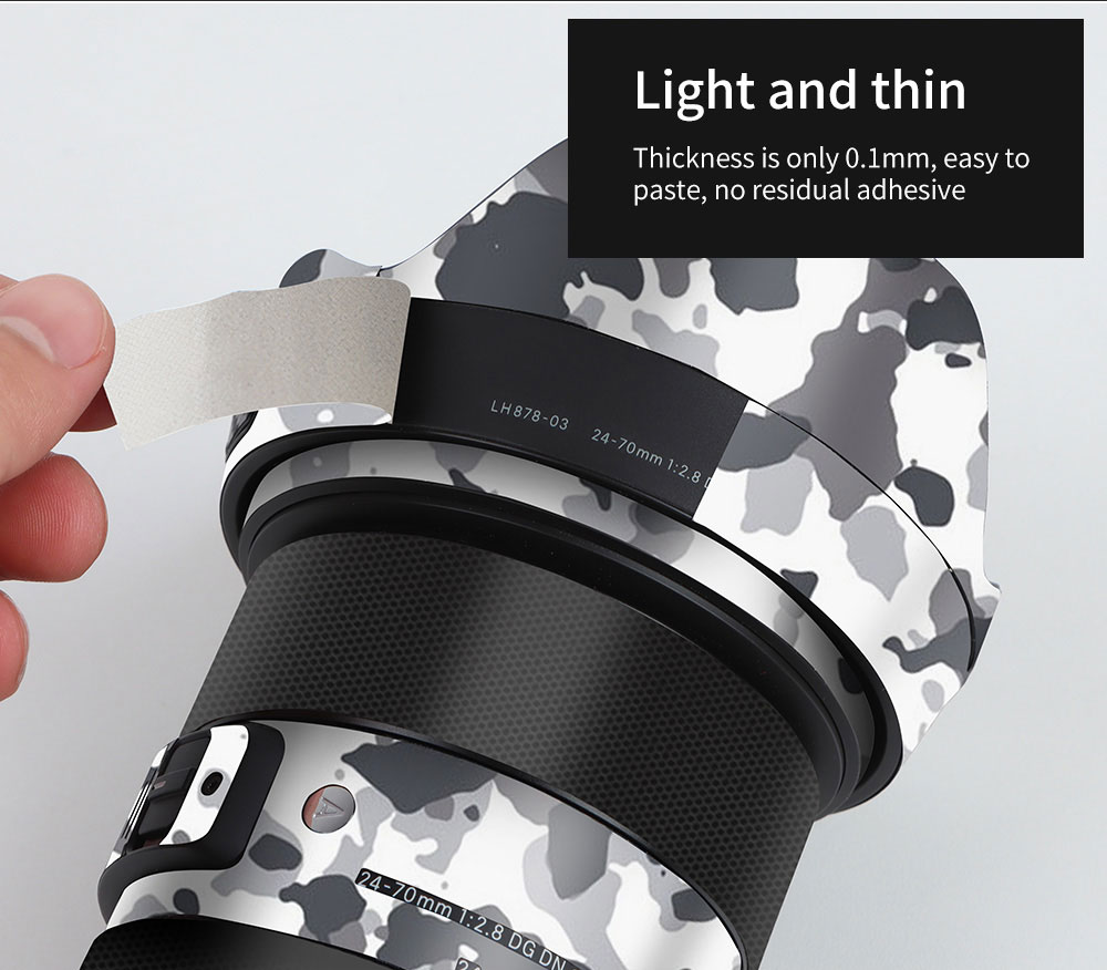 For Sigma Camera Lens Stickers 24-70mm F2.8 DG DN Lens Skin ornament 3M ...