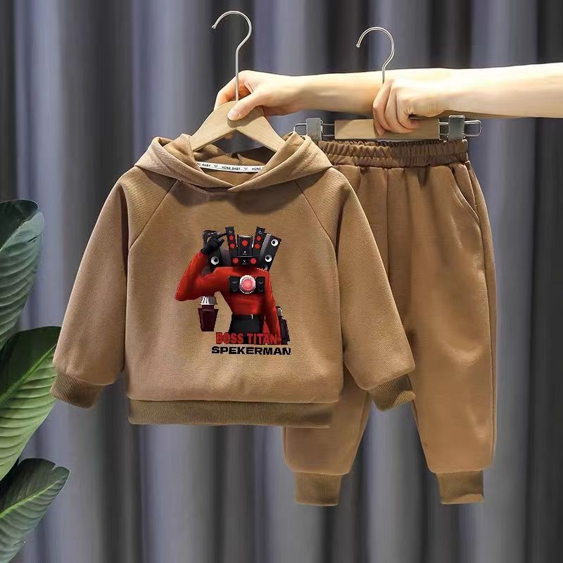 Skibidi Toilet Hoodie+pants 2pc/set For Kids Sweater Jacket UNISEX ...