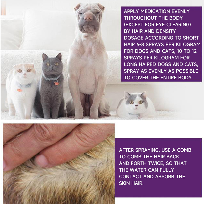 Dog Spray For Skin Disease Anti Fungal For Dogs Cat Dog Medicine For ...