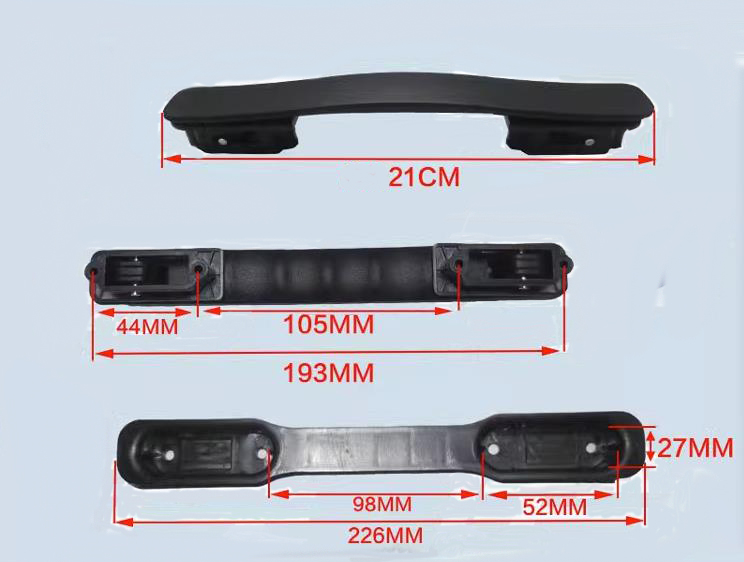 French Ambassador Trolley Case Handle Suitcase Boarding Case Handle ...